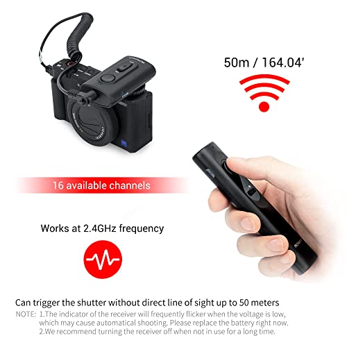 Snapklik.com : PROfezzion 164 Wireless Shutter Release Remote Control For Sony A7IV A7III A7II ...