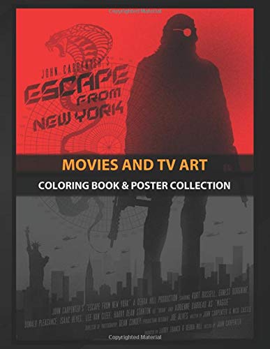 Coloring Book & Poster Collection: Movies And Tv Art Escape From Ny Art ...