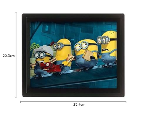 Despicable Me 10 x 8-Inch Minions on a Skyscraper Framed 3D Poster ...