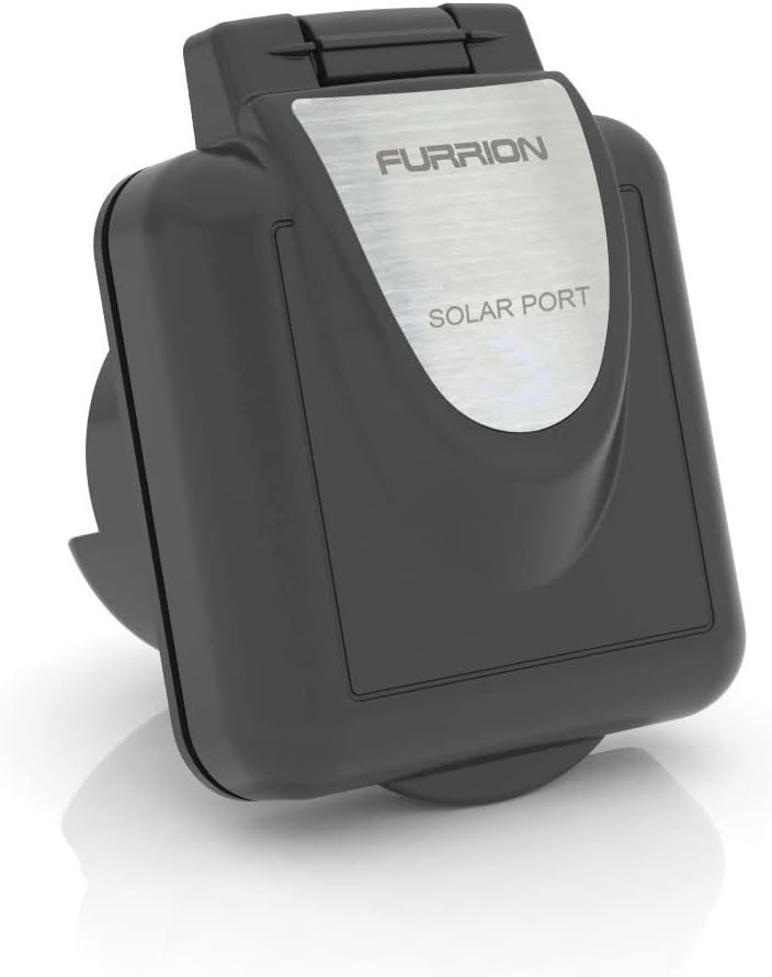 Amazon.com: TECHVALET RV 10 Amp Solar Port Inlet Black Marine Grade ...