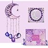 Amazon.com : Amethyst Wind Chimes with Bracelet, 26” Amethyst Crystal ...
