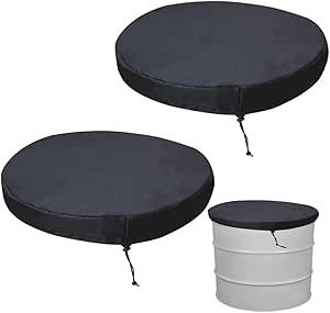 Amazon.com: 1PACK 55 Gallon Drum Cover,Stretchable Adjustable Drum ...