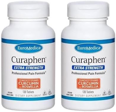 Amazon.com: Euromedica Curaphen Extra Strength - Curcumin & Boswellia ...