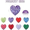 Amazon.com: Acooruiteng 500 Pcs Heart Stickers 1 Inch Love Stickers ...