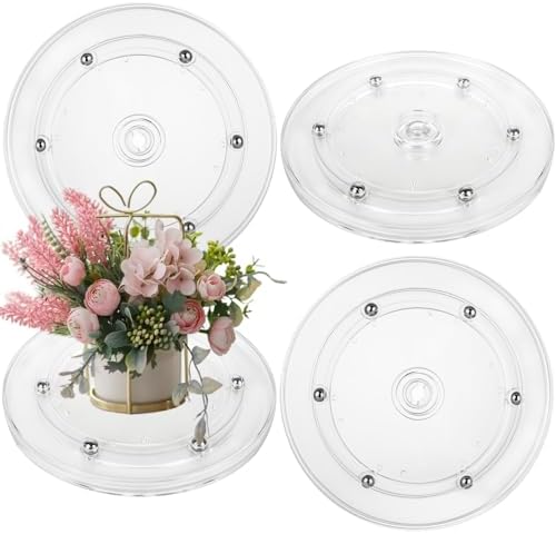 Amazon.com - Oungy 4PCS 6 inch Small Lazy Susan Turntable Clear Acrylic ...