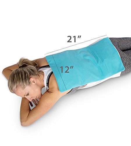 IceWraps 12"x21" Clay Ice Packs for Injuries Reusable | Extra Large ...