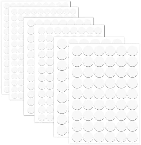 Amazon.com: 580 Pcs Self-Adhesive Screw Hole Stickers, 6-Table Self ...
