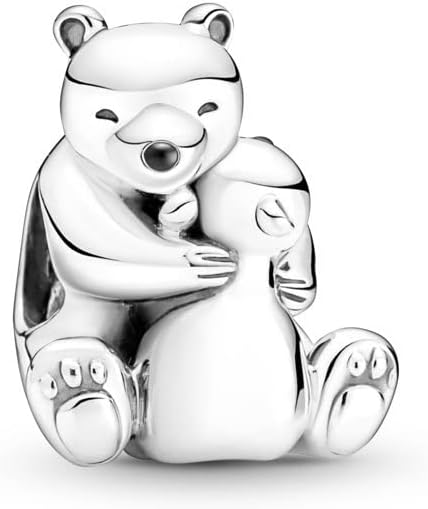 Pandora Hugging Polar Bears Charm 790032C01 : Amazon.co.uk: Fashion