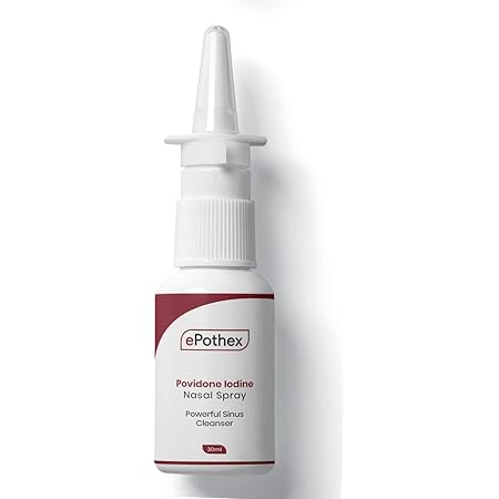 Amazon.com: EPOTHEX 1% Povidone Iodine Nasal Spray - Powerful Nasal ...