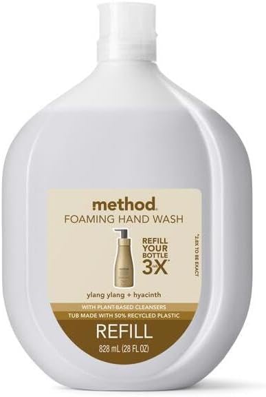 Amazon Method Foaming Hand Soap Refill Ylang Ylang Hyacinth 28