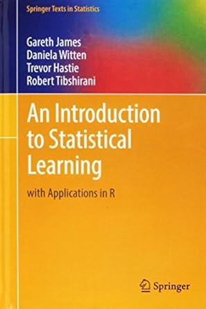 Amazon.co.jp: An Introduction to Statistical Learning: with ...