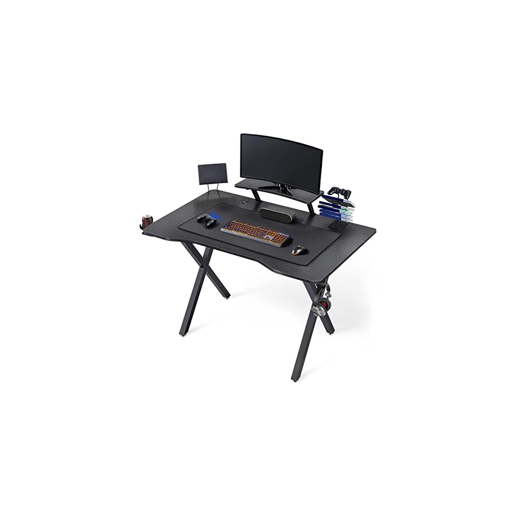 Yaheetech Computer Desk Gaming Desk Office Work Table Gaming Table ...