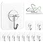 Zulaxy Photo Frame Hooks for Wall Without Drilling, 10 Pack Self ...