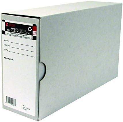 ACCO No. 4 Note Size Binding Cases, 3.5-Inch Arch Capacity, 12.5 x 3.5 ...