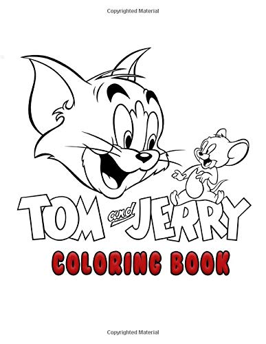 Tom and Jerry Coloring Book: Funny American Cartoon Coloring Books ...