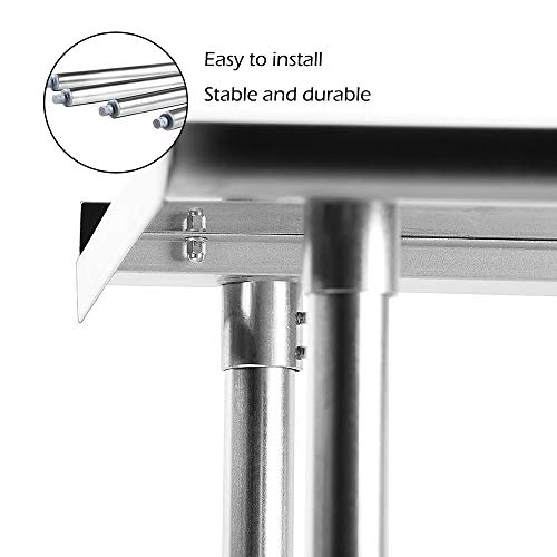 Hally Sinks & Tables H Stainless Steel Table for Prep & Work 24 x 60 ...