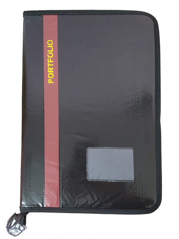A4 Portfolio File Folder with 20 Waterproof Leaf for Documents ...