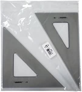 Amazon.com: ALVIN - Transparent Triangle Set, Economical Drafting Tool ...