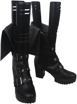 Amazon.com: Nikke: The Goddess of Victory Yuni Cosplay Shoes Boots ...