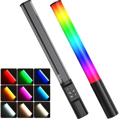 Amazon.com : Heysliy Light Wand, Portable RGB Studio Light Bar, 1000 ...