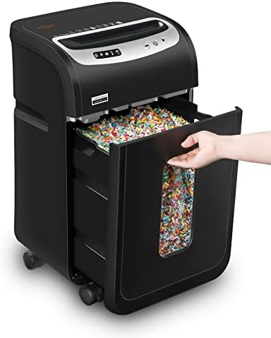 VidaTeco Mirco-Cut Paper Shredder Heavy Duty, 18-Sheet Shreds Paper ...