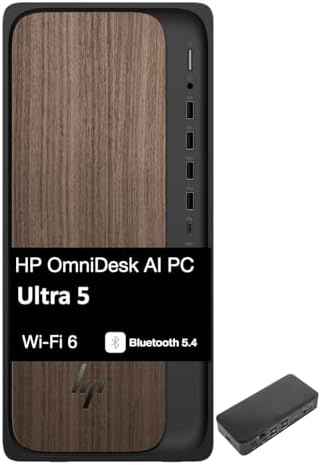 Amazon.com: HP OmniDesk AI PC Desktop (Intel Ultra 5 225, 16GB DDR5 ...