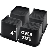 Amazon.com: HANIHUA Bed Risers 2 inch Heavy Duty (Set of 4), Oversized ...