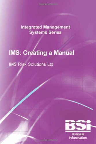Ims: Creating a Manual : Creating a Manual: IMS Risk Solutions Ltd ...