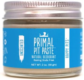 Amazon.com : Primal Pit Paste Natural Aluminum-Free Deodorant, Baking ...