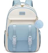 Amazon.com: LOVEVOOK School Backpack for Teen Girls, Student Backpack ...