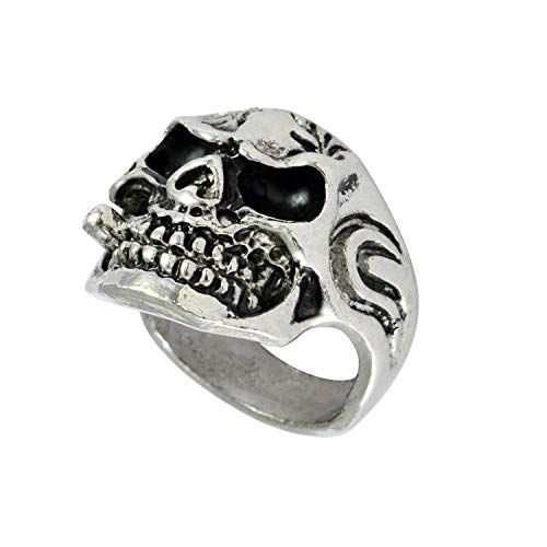 Sarah Skull Finger Ring for Men - Silver : Amazon.in: Fashion