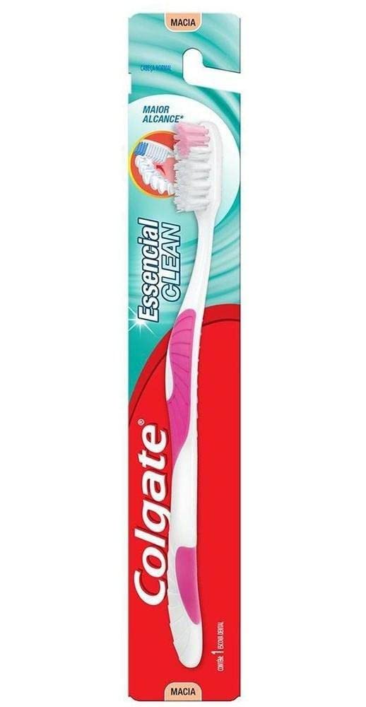 Colgate Escova Dental Essencial Clean, Cores Sortidas | Amazon.com.br