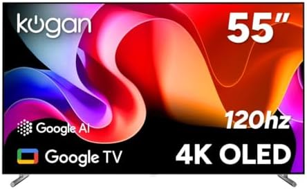 Kogan 55" OLED 4K 120Hz Smart AI Google TV - X98J - KAOD55X98JSTA - 55 ...