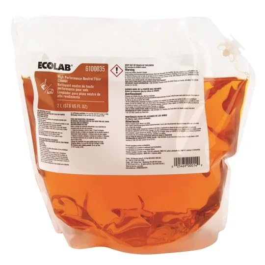 Amazon.com: Ecolab Glass Cleaner 21019 2 Liters 0.53 Gal (Case of 2 ...