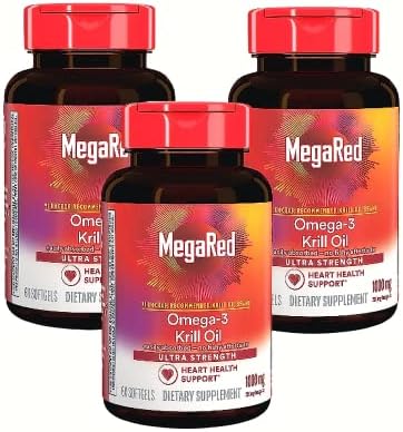Amazon.com: MegaRed Advanced 4in1 900mg, 120 softgels Value Pack (2 ...