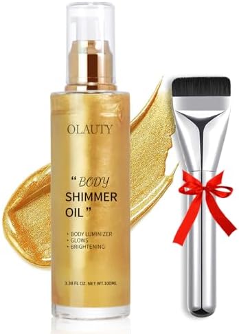 Amazon.com: firstfly Shimmer Body Oil Waterproof Body Luminizer Bronze ...