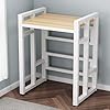 Amazon.com: HOLMZCED Stackable Washer Dryer Standing Rack Shelf, Steel ...