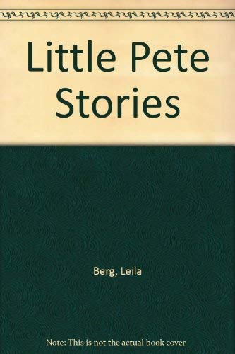 LITTLE PETE STORIES PB: BERG L: 9780416484007: Amazon.com: Books