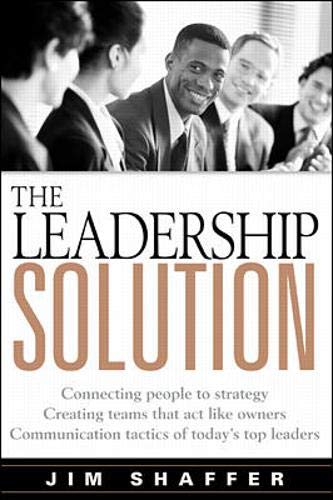 The Leadership Solution: 9780070790636: Business Communication Books ...
