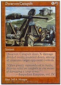 Amazon.com: Magic The Gathering - Dwarven Catapult - Fifth Edition ...