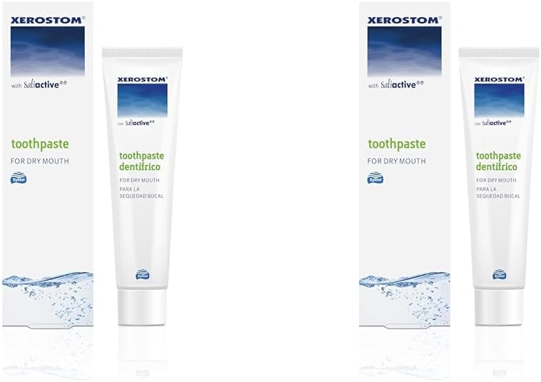 Xerostom Dry Mouth Toothpaste with SaliActive 50ml - Dry Mouth Fluoride ...