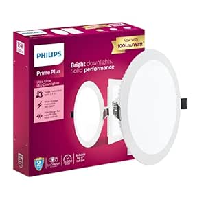 Buy PHILIPS 15W Round AP Plus UltraGlow LED DL Recessed LED Panel Ceiling Light (Pack of 1,Warm ...