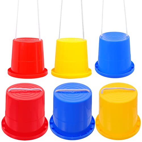 Balacoo 3 Pairs Bucket Stilts Walking Cups Kids Stepper Toy Walking ...