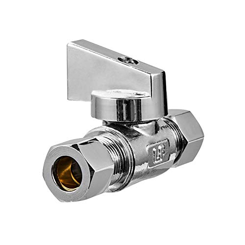 Minimprover 2 Pack Premium Brass 3/8" Compression x 3/8" Compression ...