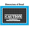 Amazon.com - Sticker Connection | Caution This Vehicle is A Transformer ...