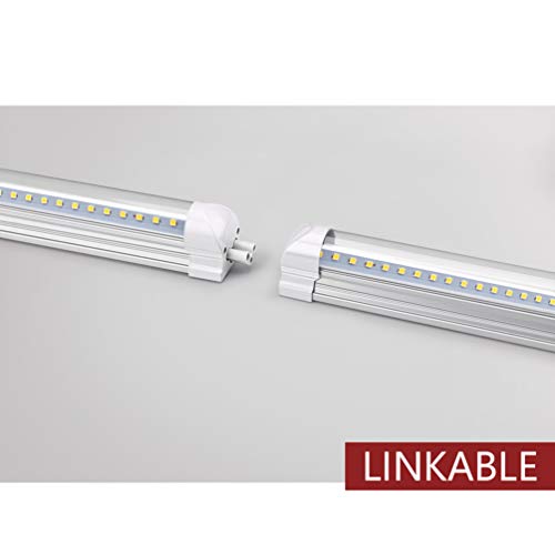 Kihung 3FT LED T8 Integrated Light Fixture, V Shape Tube Light, 36W ...