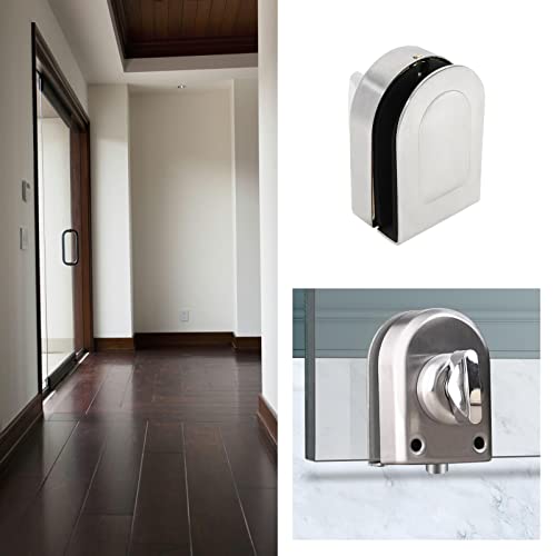 eMagTech 2PCS Glass Door Lock 304 Stainless Steel Floor Latch Bolt ...