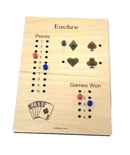 Amazon.com: Euchre Score Board for Tracking : Toys & Games