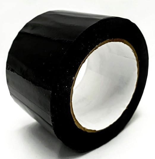 Amazon.com: Black Carton Sealing Tape, Black Packing Tape, Black Moving ...