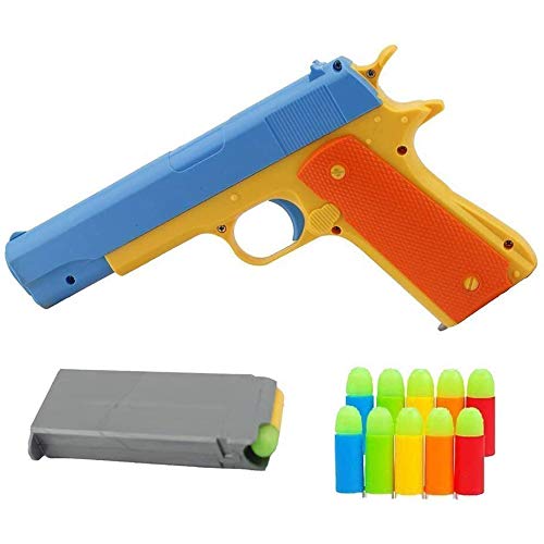 Buy Alisaso Colt 1911 Kid Toy with Soft Bullets Ejecting Magazine ...
